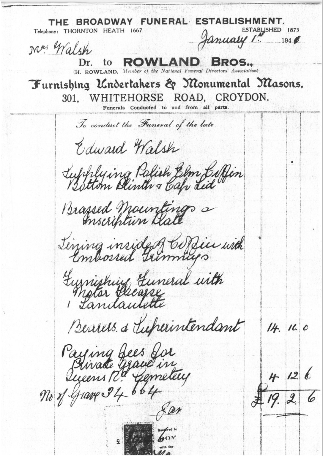 In conversation with Tony Rowland of Rowland Brothers Funeral Directors